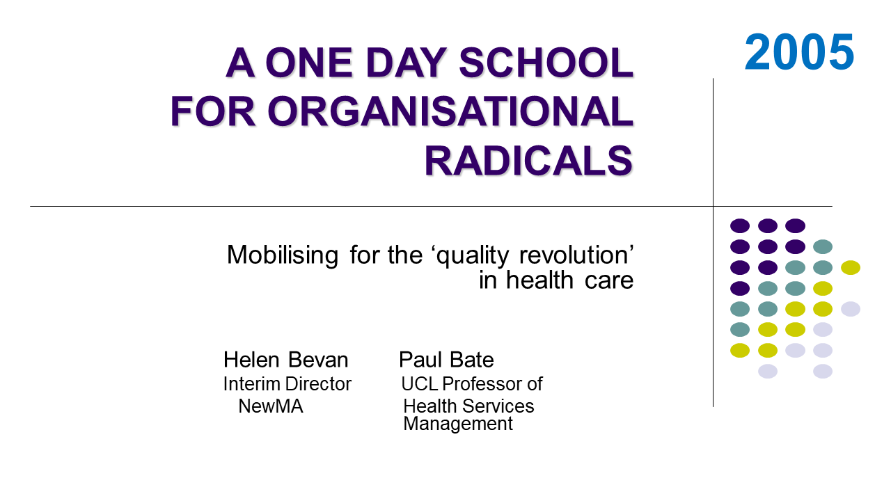 The School for Change Agents and Fab Change Day 2021 – NHS Horizons